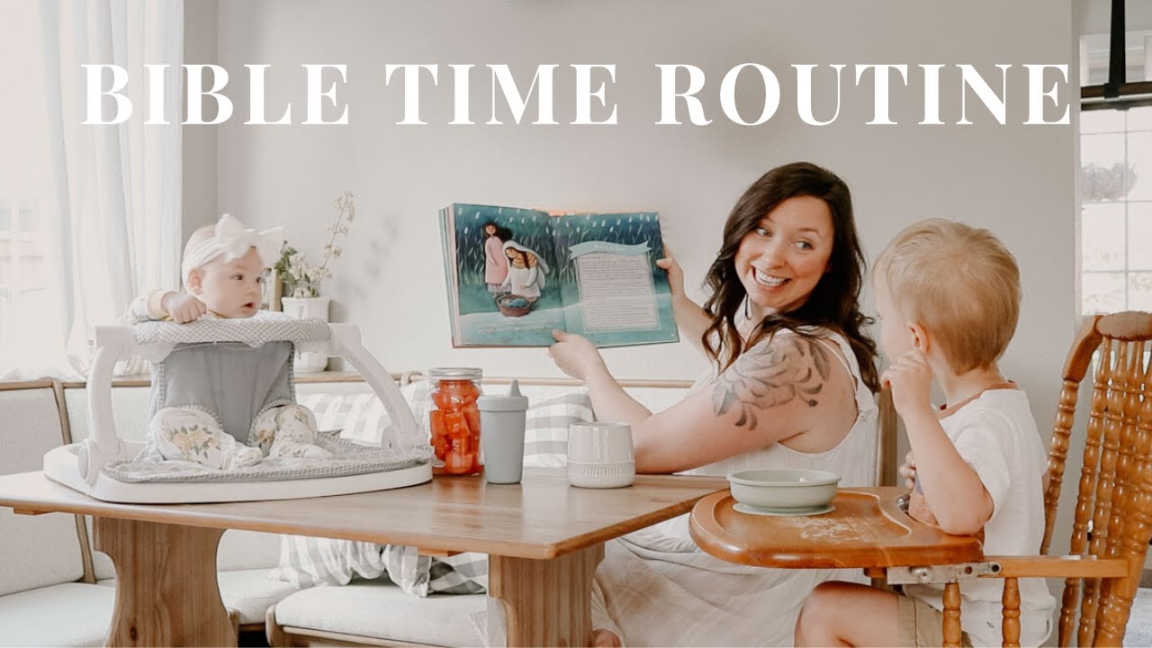 Christian Mom Morning Routine | Bible Time with Children - YouTube