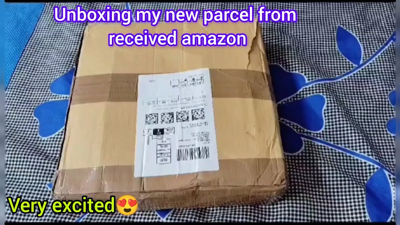 unboxing my new parcel received from amazon | new parcel unboxing video ...
