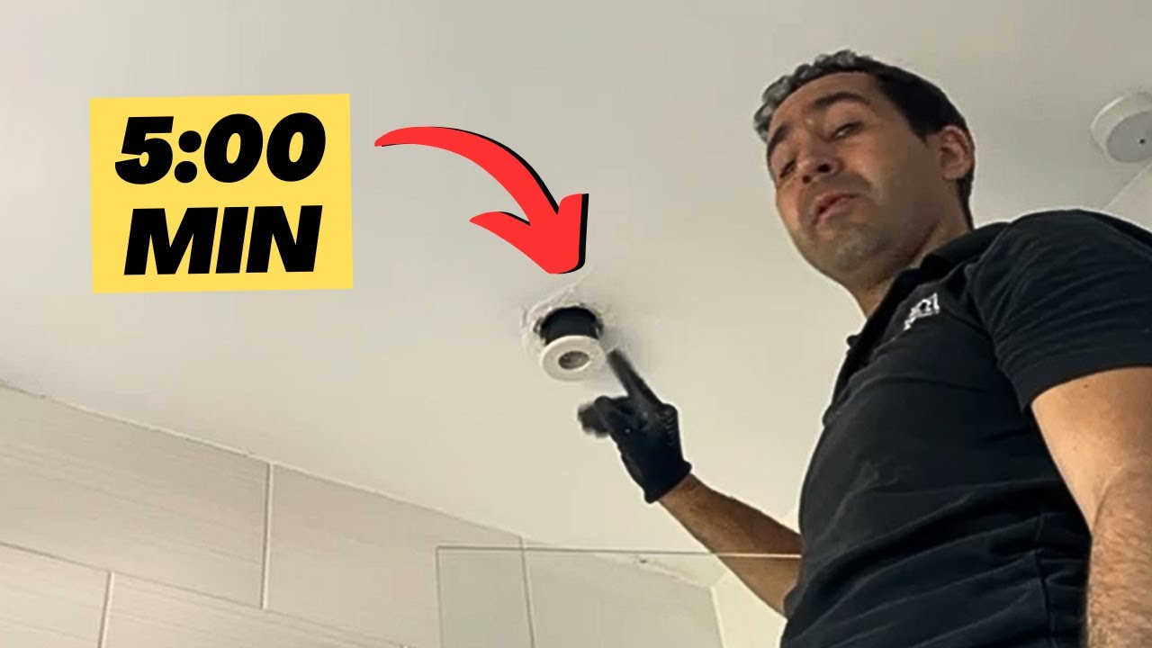 How to Easily Replace Bathroom Downlights (Fast) - YouTube