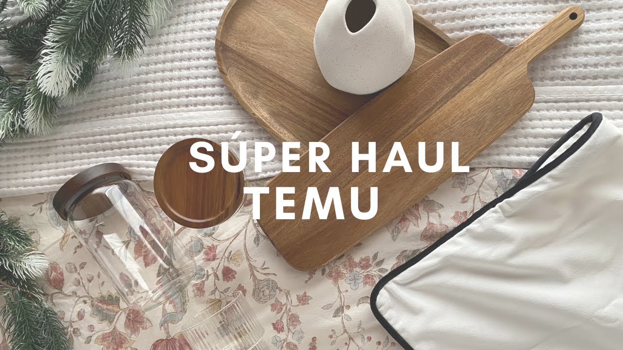 SÚPER HAUL TEMU DECO + ORDEN ️ - YouTube