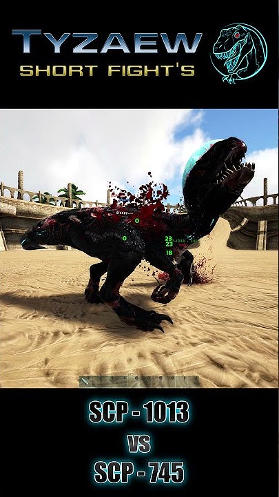 SCP 1013 vs. SCP 745 | ARK #Short Fight 🦎 - YouTube