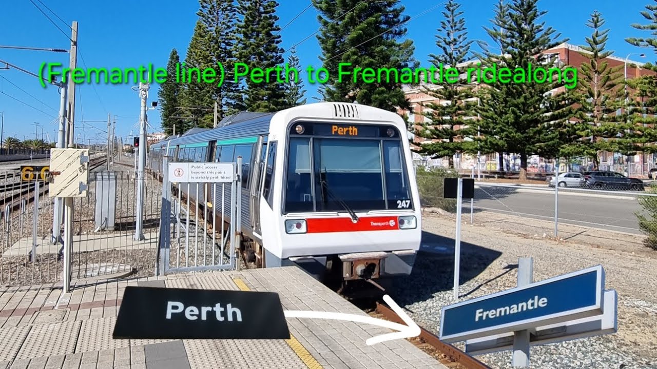 [Fremantle line] Perth to Fremantle ridealong - YouTube