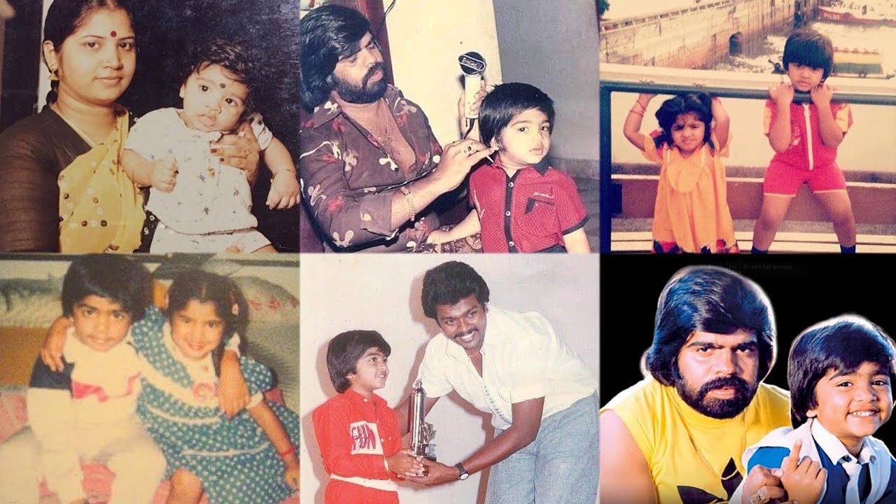 Actor simbu childhood collection - YouTube