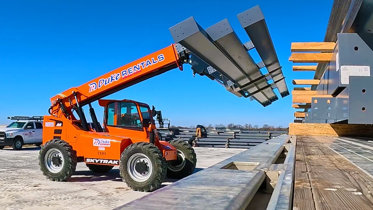 Hauling 41,000lbs of Steel Beams from MO to IA - Trucking Vlog #9 - YouTube
