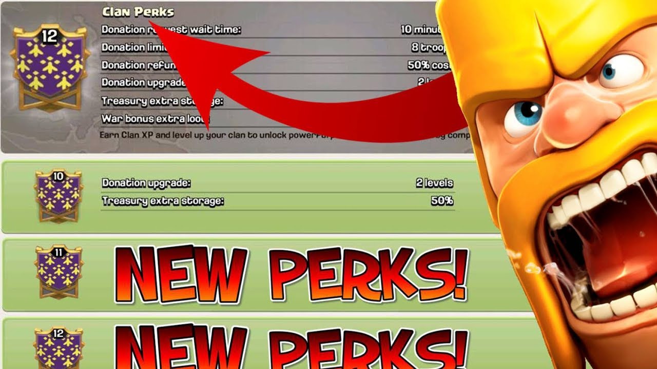 NEW LEVEL 11-20 CLAN PERKS! - MORE MEMBERS!? - Clash Of Clans New ...