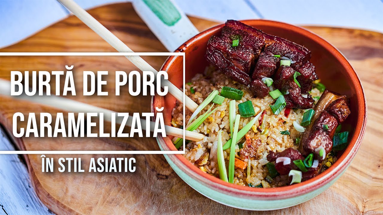 Burta de porc caramelizata in stil asiatic. Reteta de Mancare ...