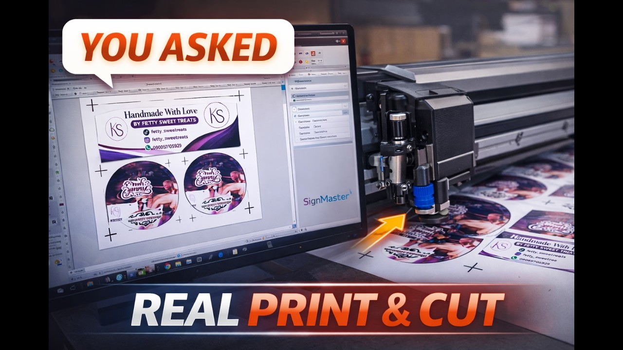 SignMaster Print & Cut Explained STEP BY STEP with an Actual Customer ...