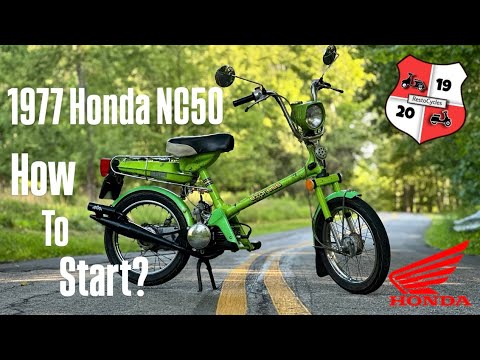 How To Start A 1977 Honda NC50 Express! - YouTube