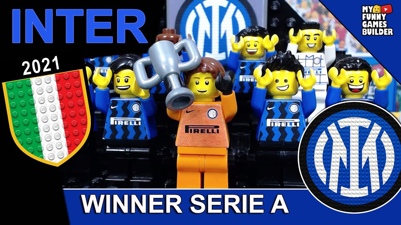 INTER ⚫🔵 Winner Serie A 2021 in Lego Football Animation - YouTube