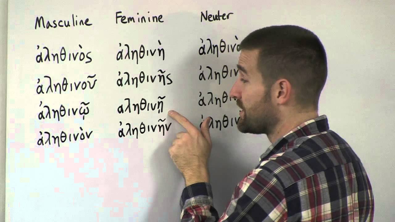 Learn Greek: Adjective Case Endings - YouTube