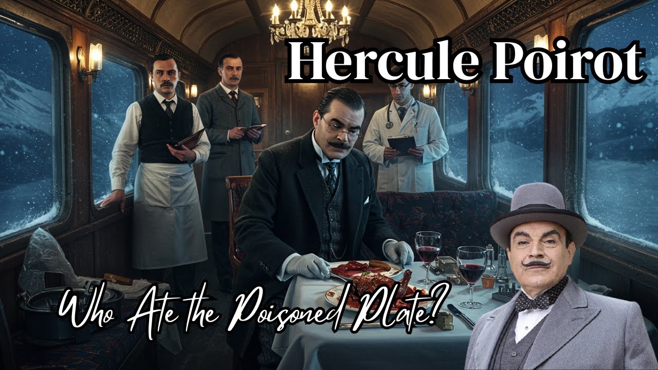 Poirot and the Poisoned Plate | Murder on the Midnight Train! - YouTube