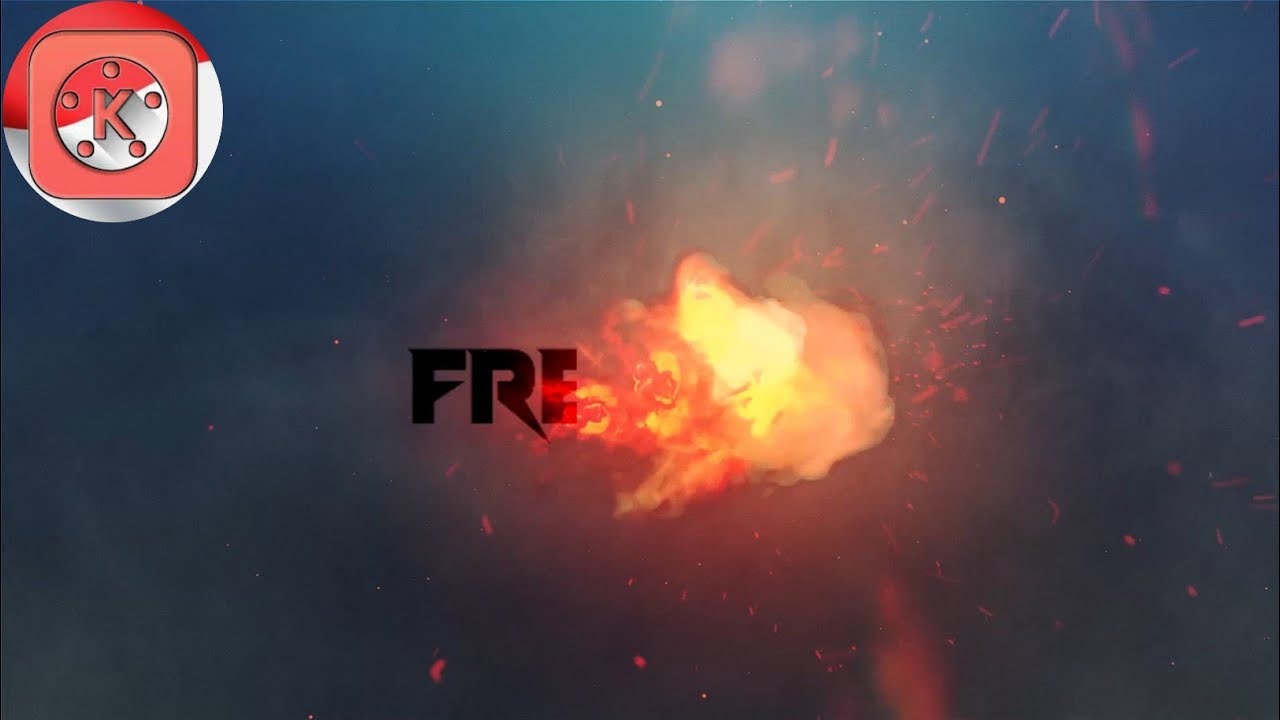 How to make a free fire text reveal intro in kinemaster. - YouTube