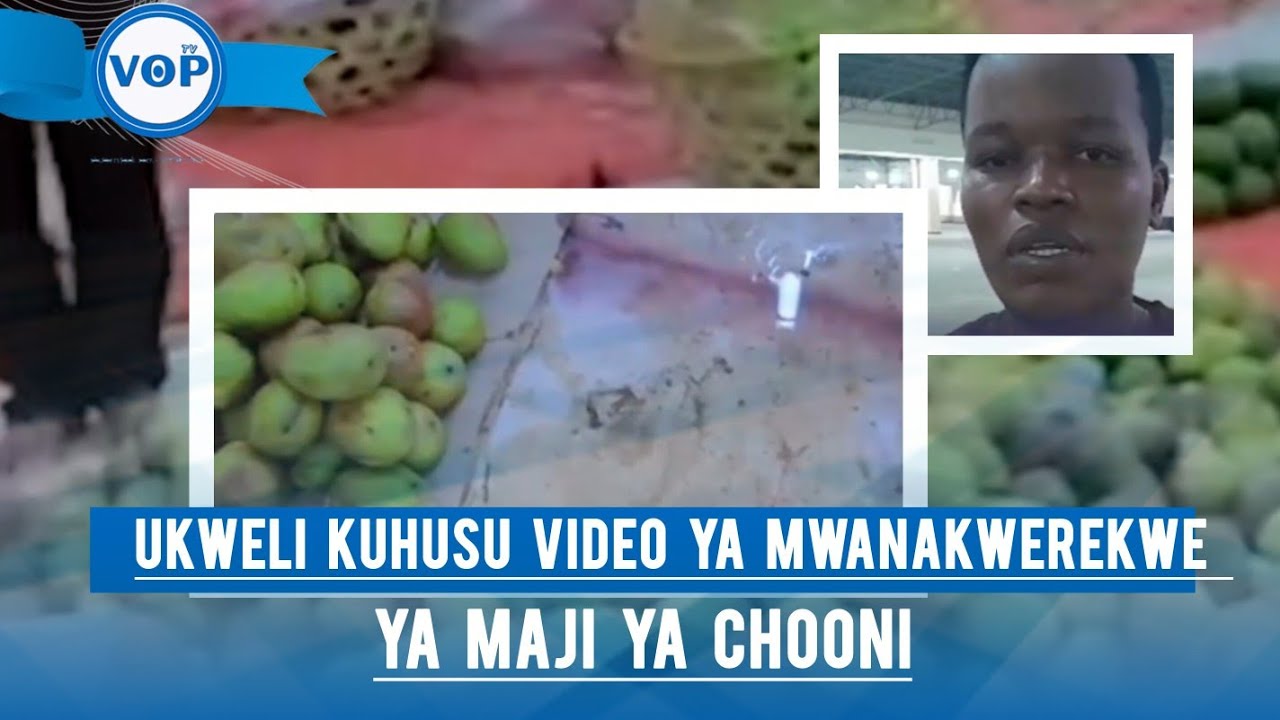 UKWELI KUHUSU VIDEO ILIYOSAMBAA YA MWANAKWEREKWE YA MAJI YA CHOONI ...