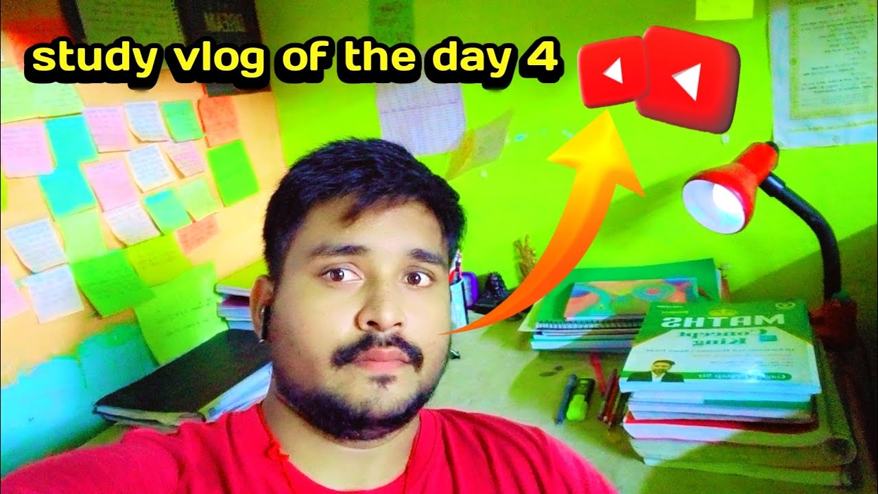 📚 day 4th of my study vlog | late night study| study motivation | study ...
