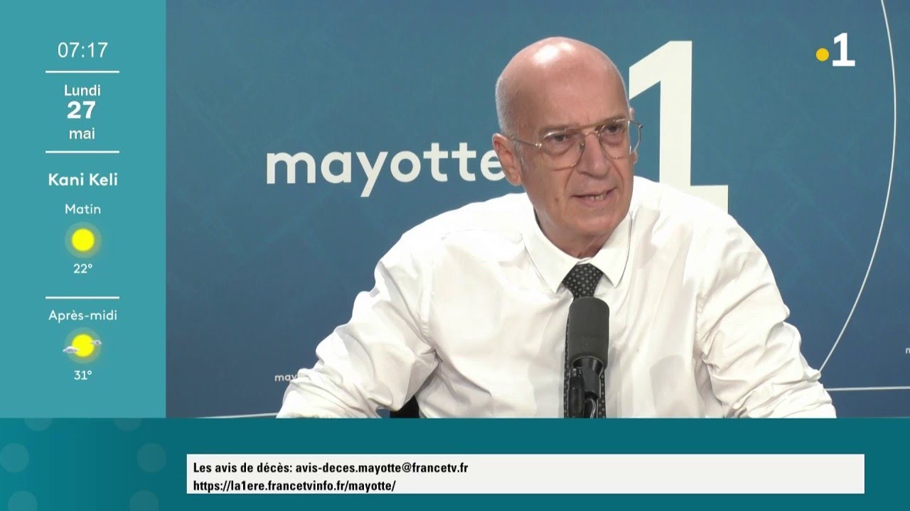 Jean-Mathieu Defour, directeur du Centre Hospitalier de Mayotte, était ...