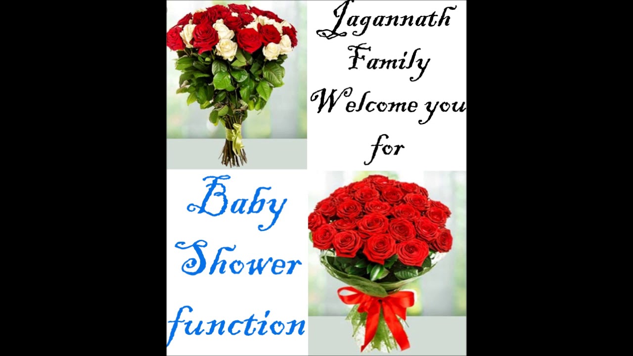 Baby shower program video - YouTube
