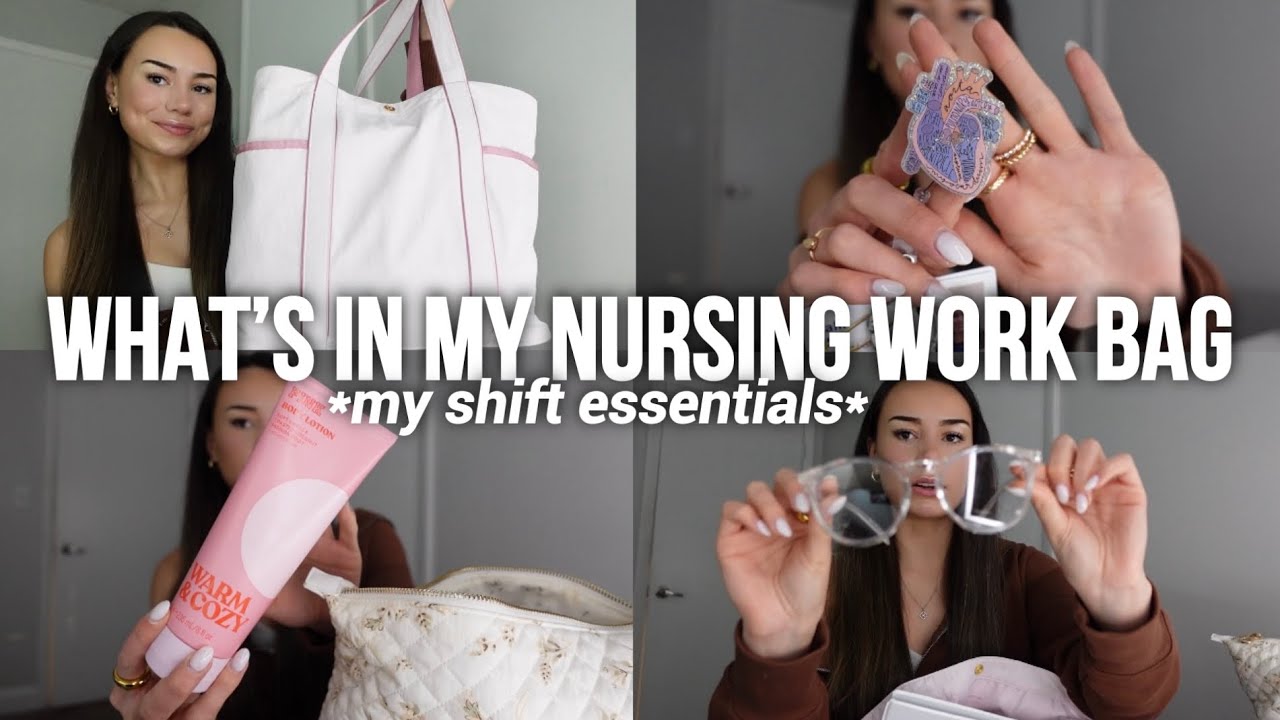 WHAT’S IN MY NURSE WORK BAG | my shift essentials! - YouTube
