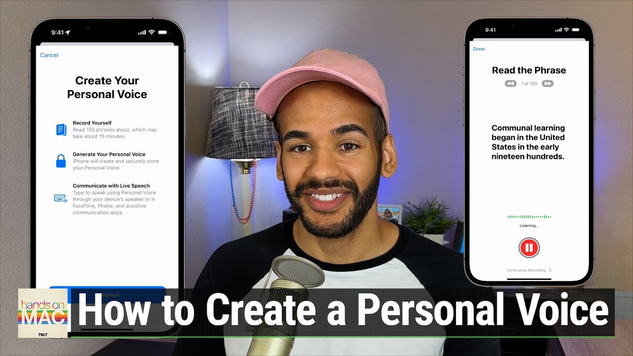 Synthesize Your Voice With Your iPhone - Apple's Personal Voice Feature ...