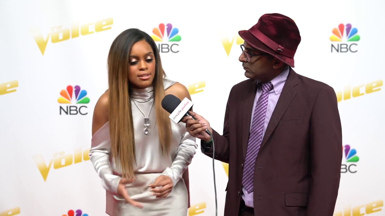 Spensha Baker- The Voice Finale - Red Carpet Interview - YouTube