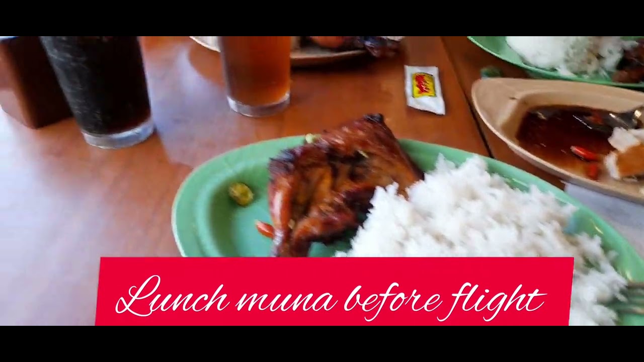 Lunch muna sa mang inasal before going to airport for departure #short ...