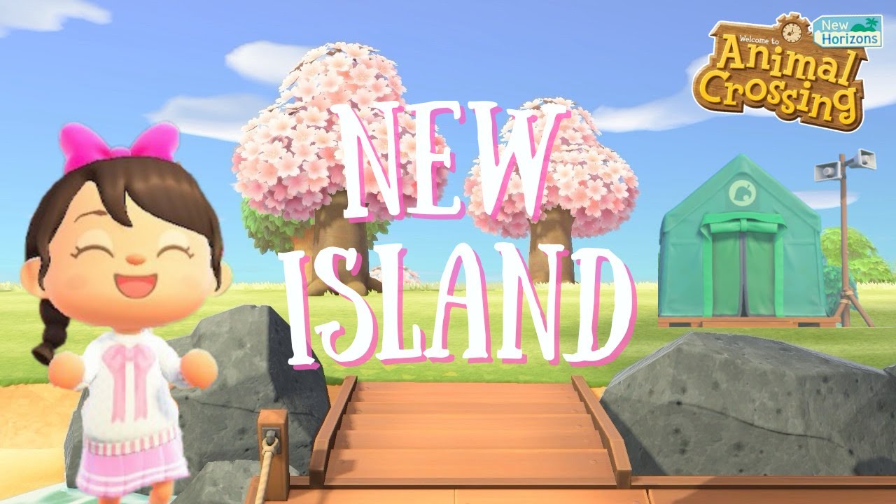 Restarting my Animal Crossing Island in Spring Cherry Blossom Season ...