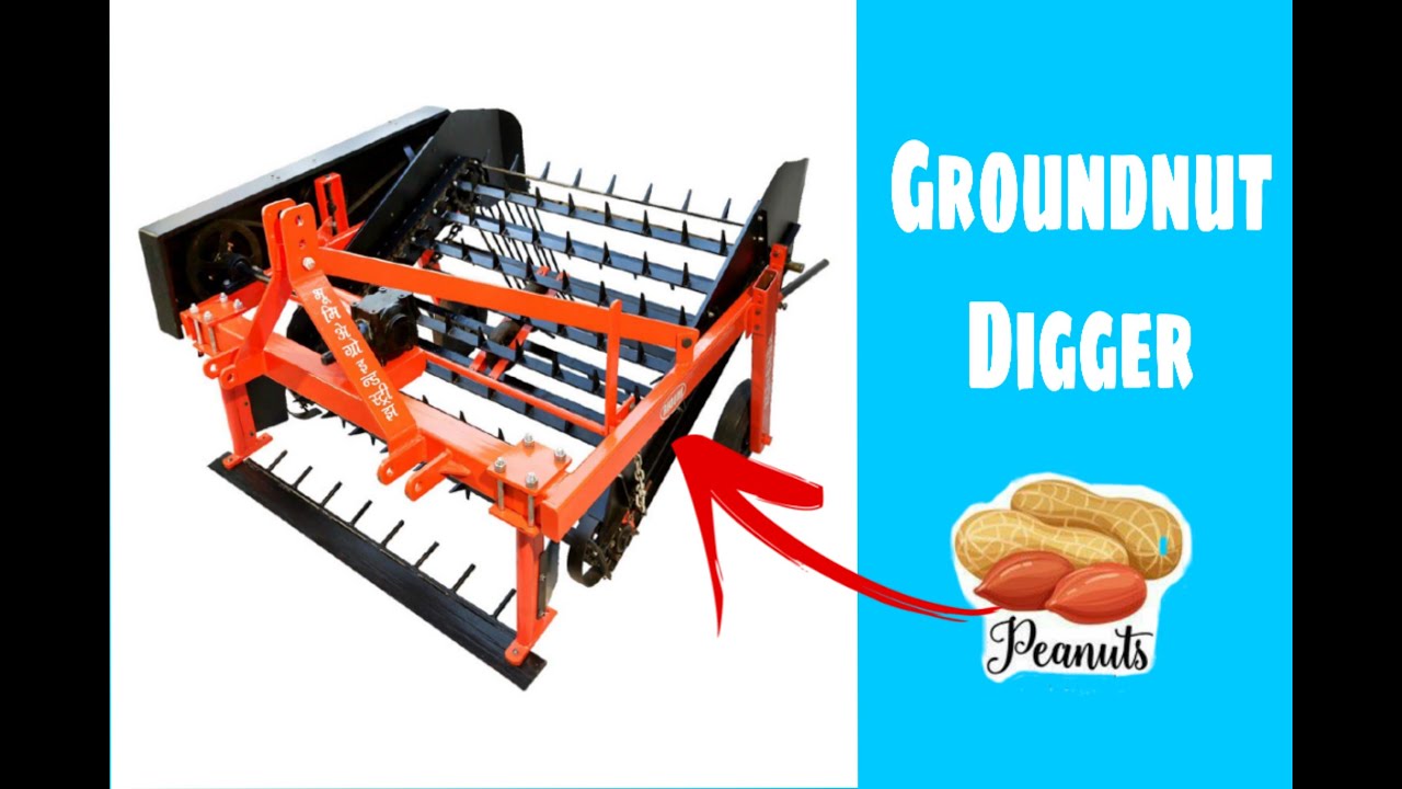 Groundnut digger\peanut digger operated by tractor,Bhoomi agro and ...