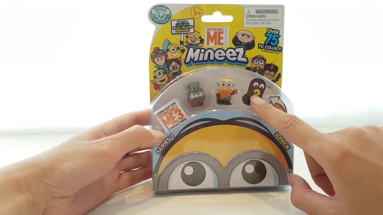 Despicable Me Набор фигурок Mineez 3 шт - YouTube