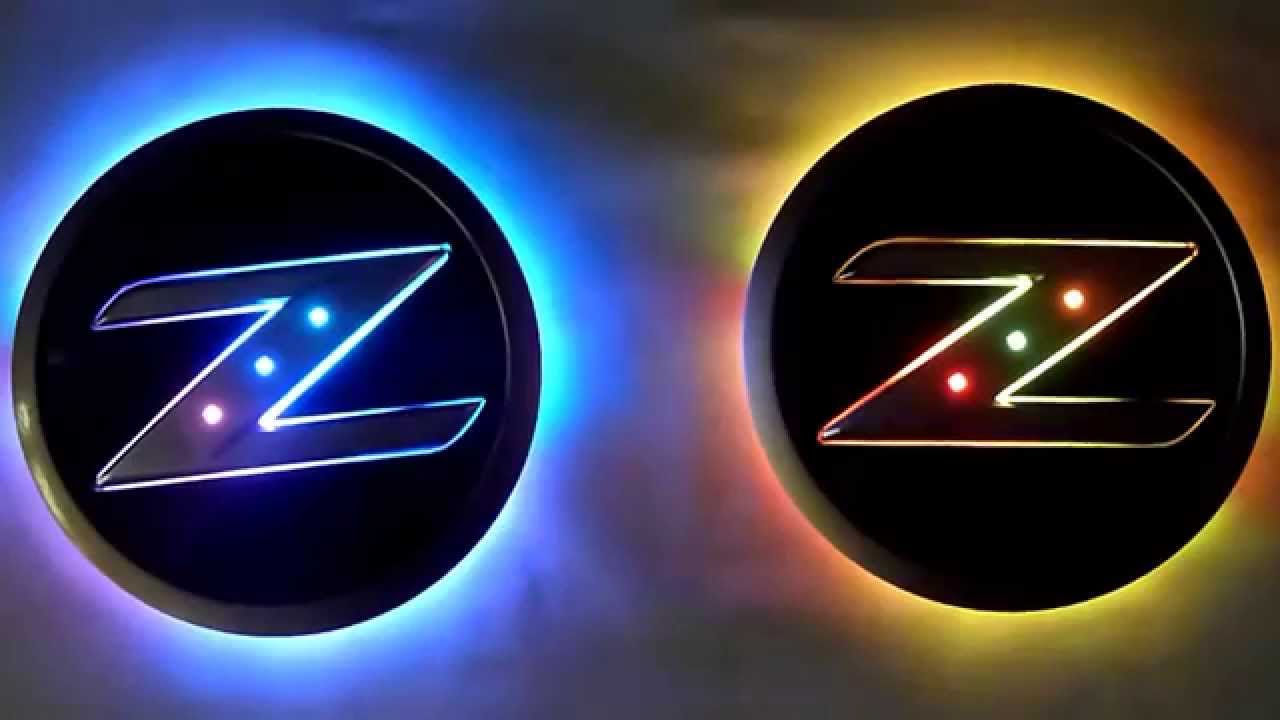 350Z LED Side Emblem, Rainbow - YouTube