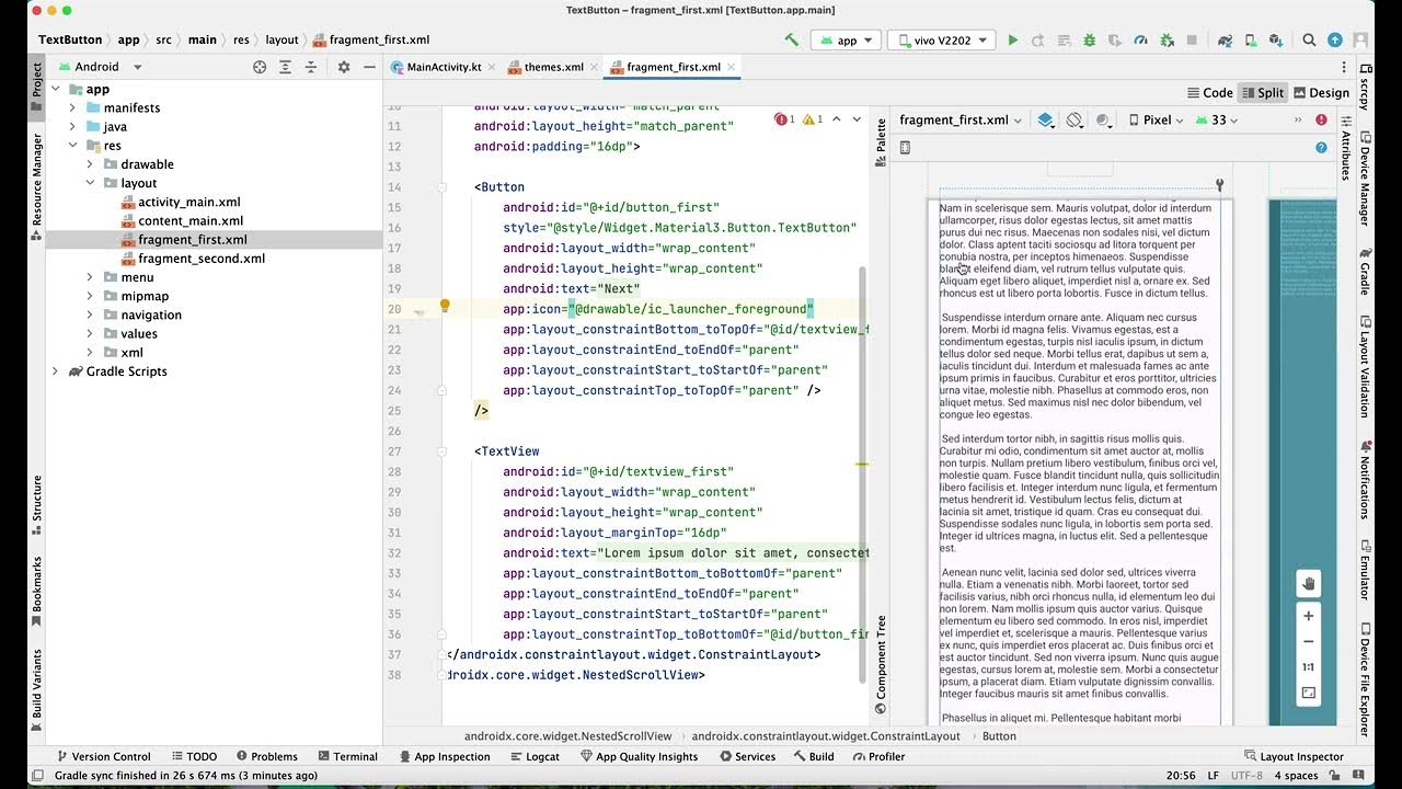 Text Button | Material3 Button | MaterialComponents | Material3 | Android | MAK - YouTube