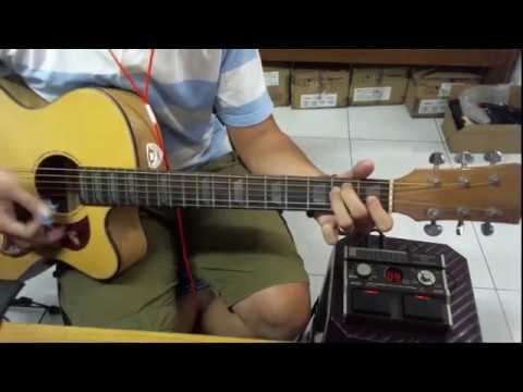 preset korg ax3a for acoustic guitar - guitar tuan bk - YouTube
