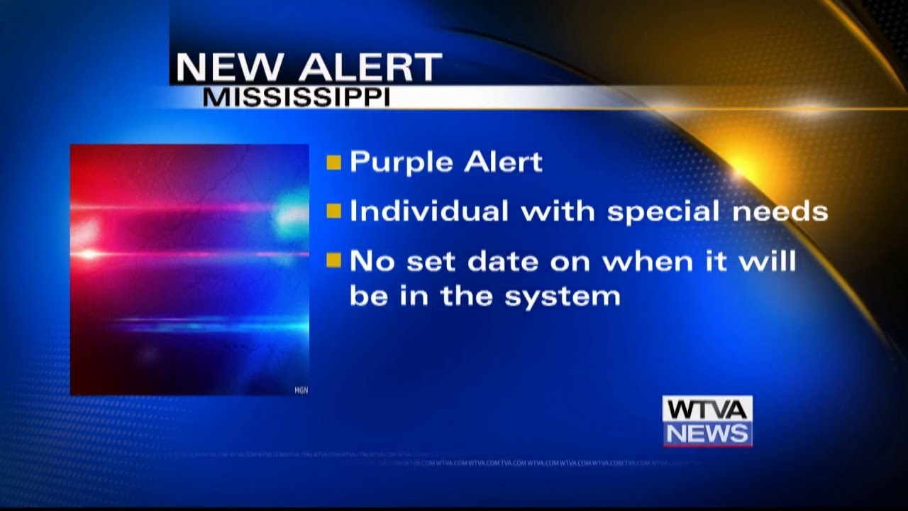 Purple Alert system approved by Mississippi legislators - YouTube