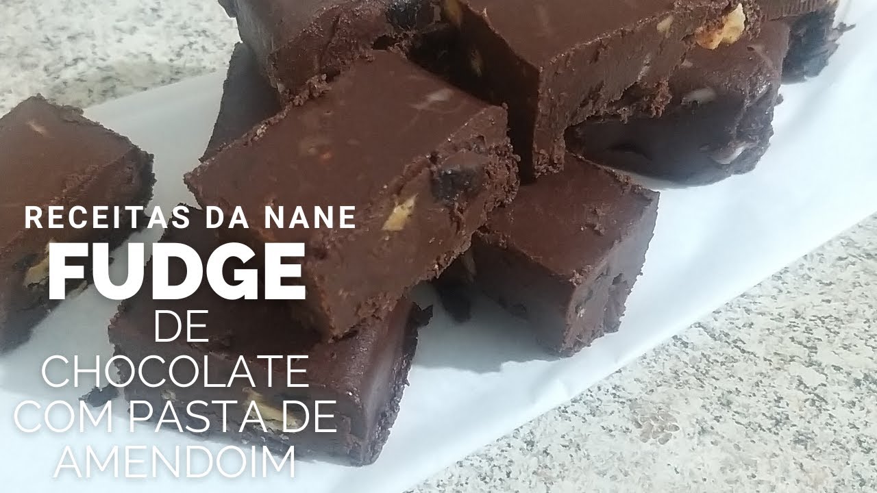 DOCINHO SEM AÇÚCAR QUE DESMANCHA NA BOCA Fudge de Chocolate ( receita ...