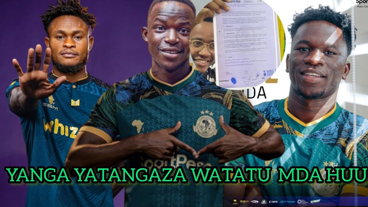 RASMI YANGA YATAMBULISHA USAJILI MPYA WATATU (3) MDA HUU/ ENG.HERSI NA ...