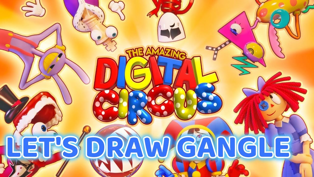 LET'S DRAW GANGLE from The Digital Circus ! - YouTube