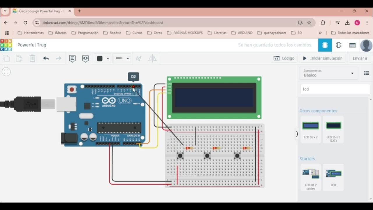 Control de Variables con Pulsadores y Pantalla LCD en Arduino | Tutorial Paso a Paso - YouTube
