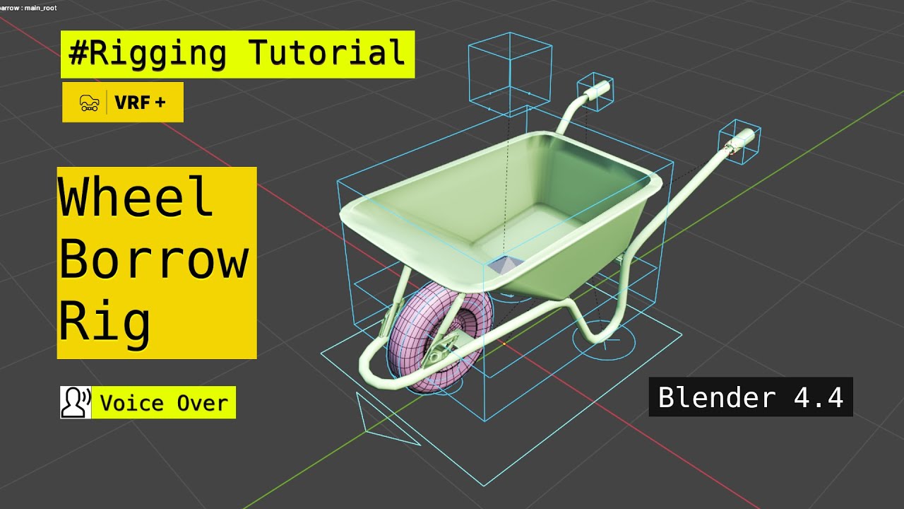 Beginner to Pro Wheel Borrow Rigging in Blender 4.4 Made Easy - YouTube