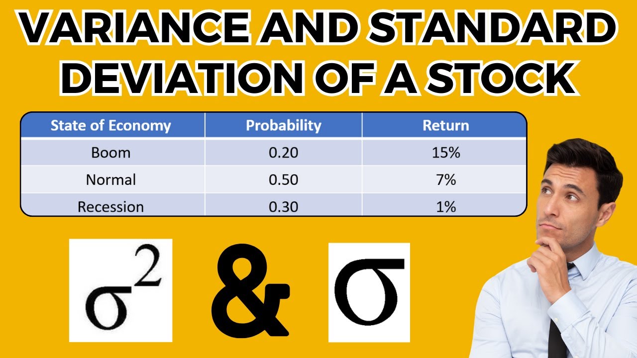 How to Calculate the Variance and Standard Deviation of a Stock - YouTube
