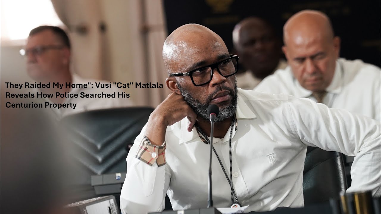 They Tried to Intimidate Me": Vusi "Cat" Matlala Reveals How Police ...