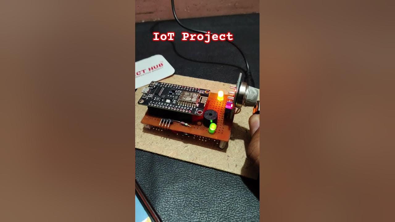 Gas Leakage Alarm using nodemcu and blynk #projecthub #iotapplications #new #ytshorts - YouTube
