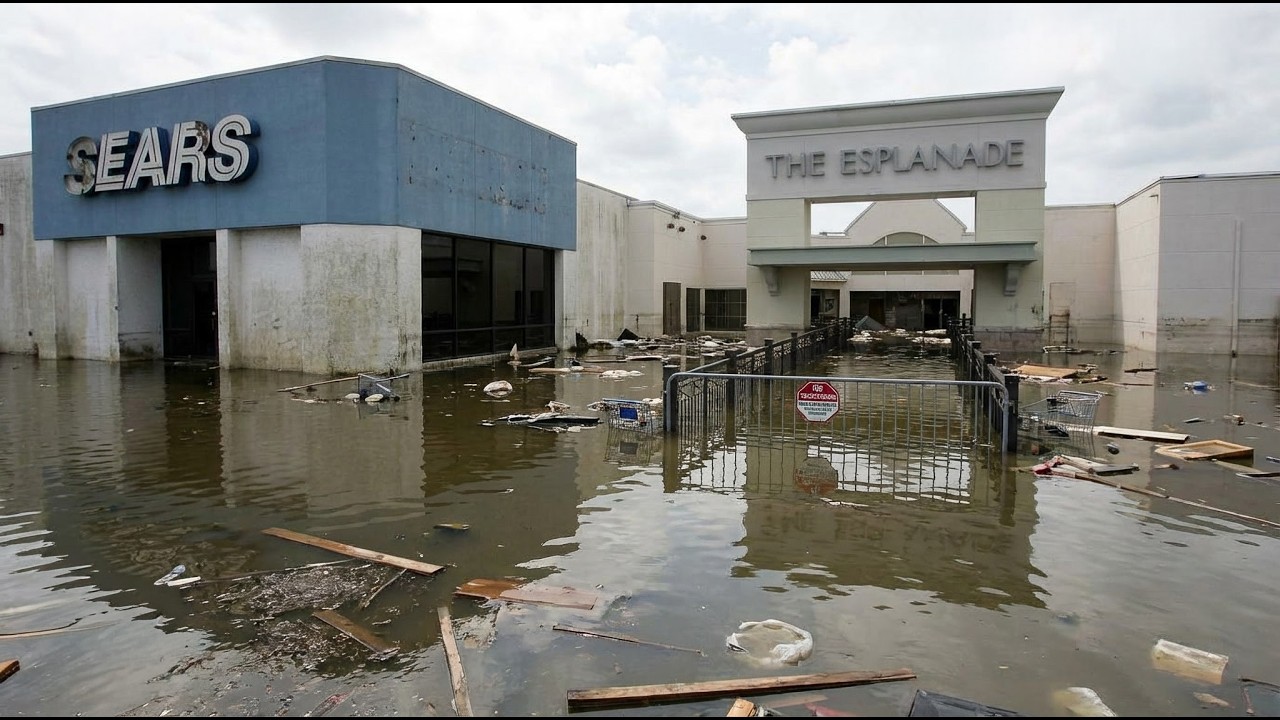 Inside an Abandoned Mall That "SURVIVED" The Hurricane - YouTube