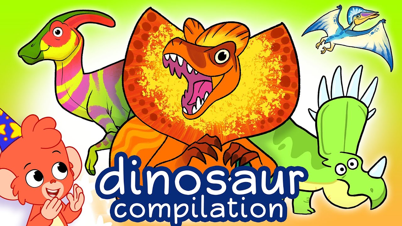 Scary Dinosaurs | Learn Dinosaur Names with Club Baboo's Dinosaur ABC ...