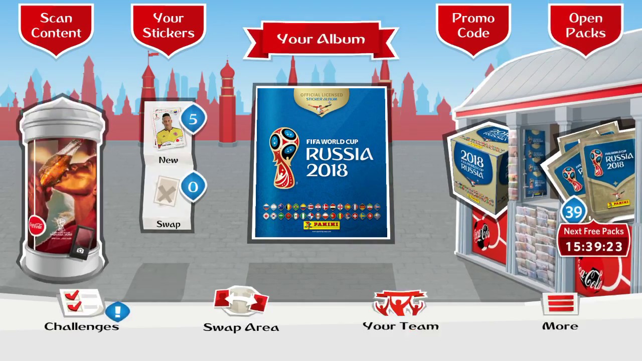 PANINI DIGITAL STICKER ALBUM WORLD CUP RUSSIA 2018 #5 - YouTube