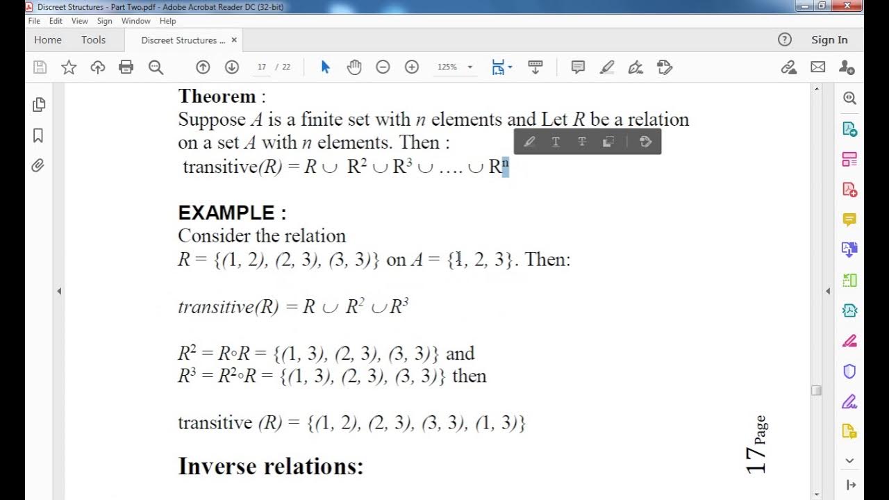 Discreet Structures 1 - Part Two - 7 - YouTube