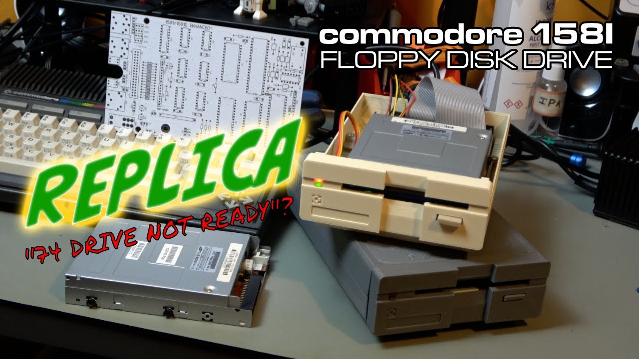 Commodore 1581 Replica Build - YouTube