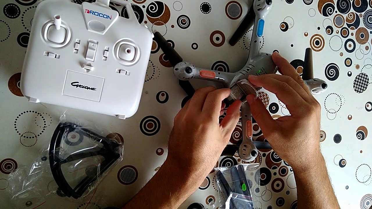 DROCON Cyclone X708 / X708W El primer drone (X708W Versión de video en ...