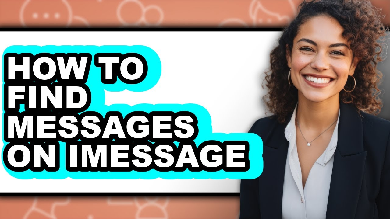 How to Find Messages on Imessage - Step by Step - YouTube