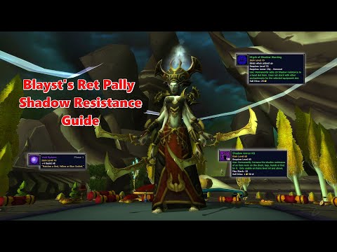 TBC Retribution Paladin: Shadow Resistance Mother Guide