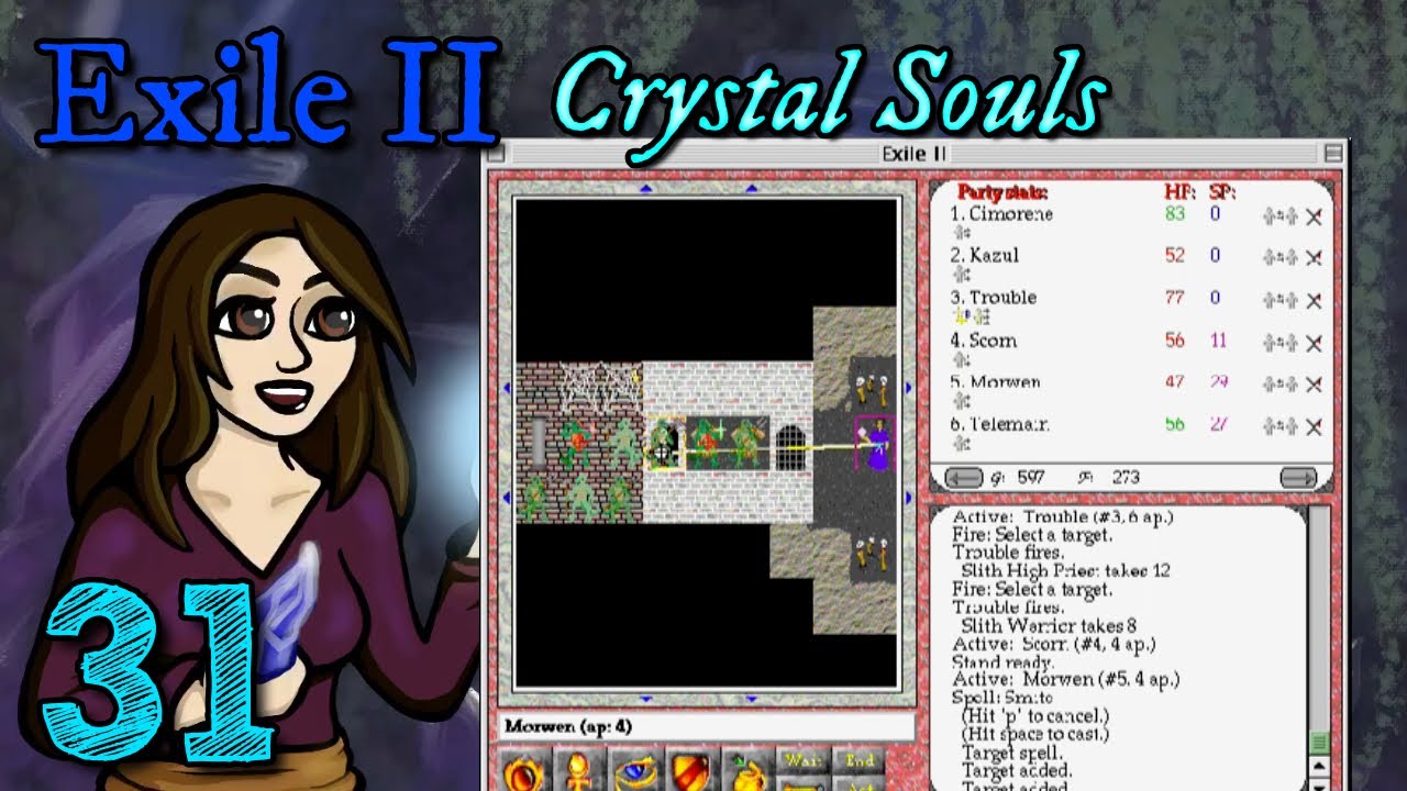 Let's Play Exile II: Crystal Souls | 31 - Sliths N' Snakes - YouTube