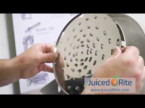 Juiced Rite Model 75/ Model 100 Commercial Juice Press Basic Setup ...