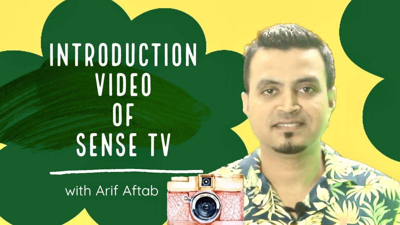 Introduction video of Sense Tv. youtube channel introduction video ...